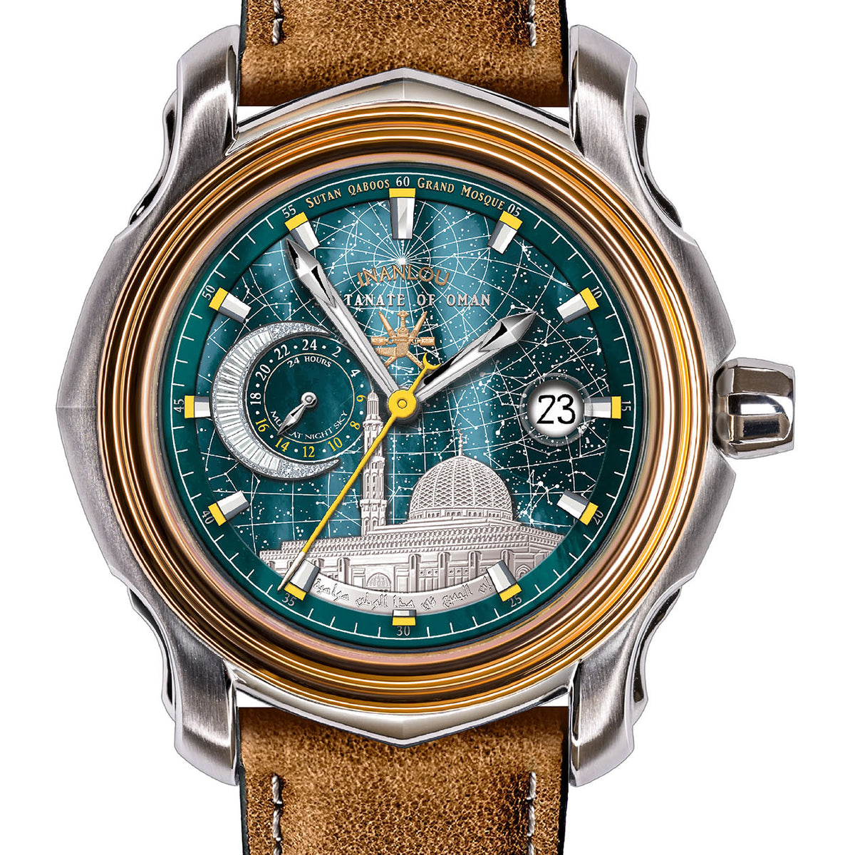 MUSCAT NIGHT SKY / BLUE - GOLD & STAINLESS STEEL – INANLOU WATCHES